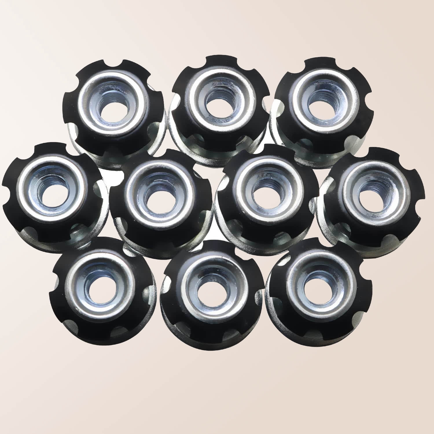Metal Threaded Star Type Insert for Round Tubing, Star Type Threaded ...