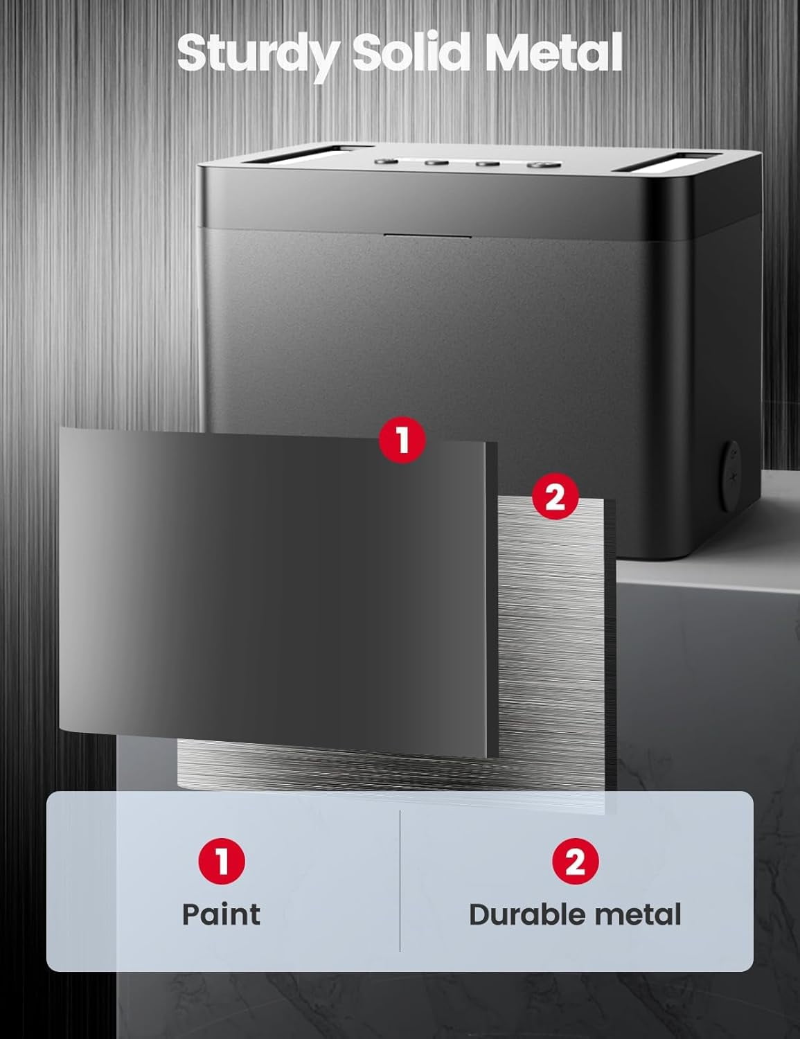 Metal Timed Lock Box, Phone Lockbox with Timer, Time Locking Safe, Self ...