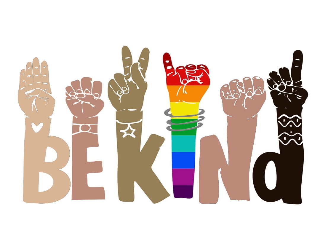 Metal Tin Retro Sign - BE Kind Premium Matte Metal Posters| Pride ...