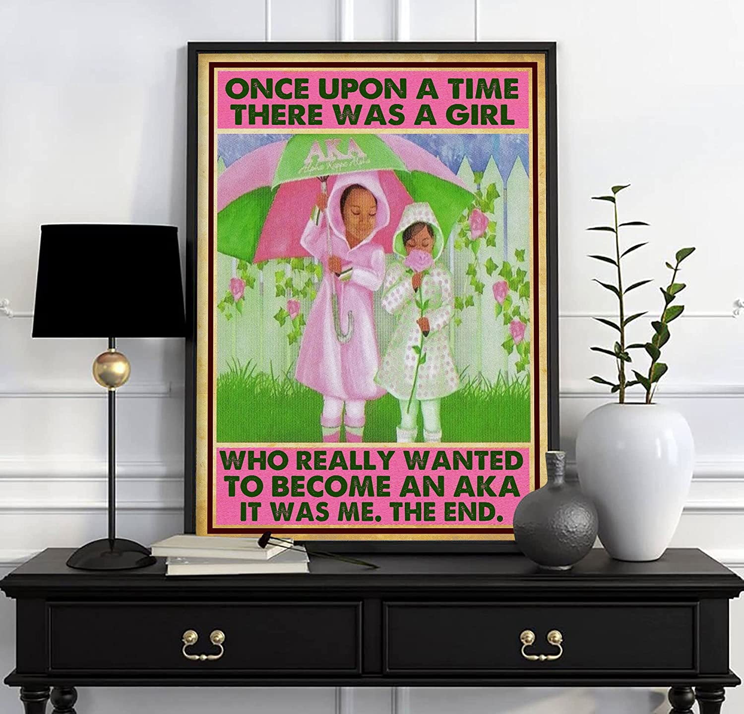 Metal Tin Retro Sign There was A Girl Who Really Wanted to Become an ...