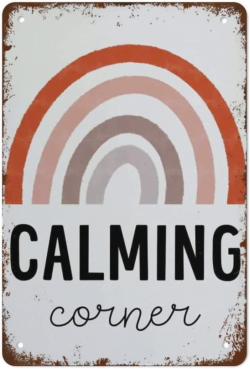 Metal Tin Sign 12x16 Inch Funny Vintage Tin Signs Neutral Calming ...