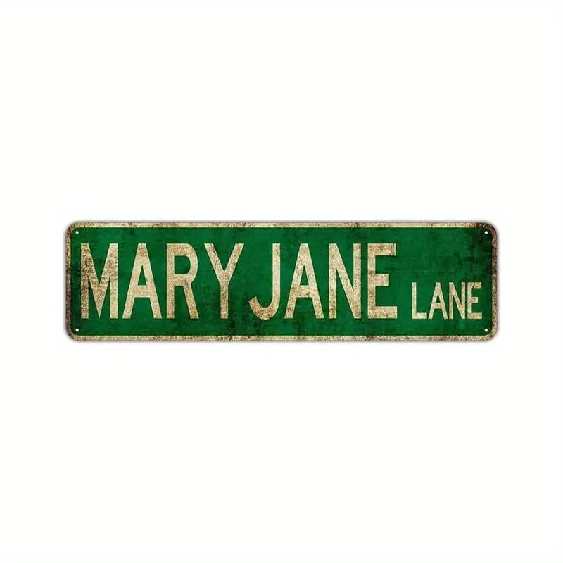 Metal Tin Sign, 4 Street Signs Of Stoner Avenue/Exit 420/Mary Jane Lane ...