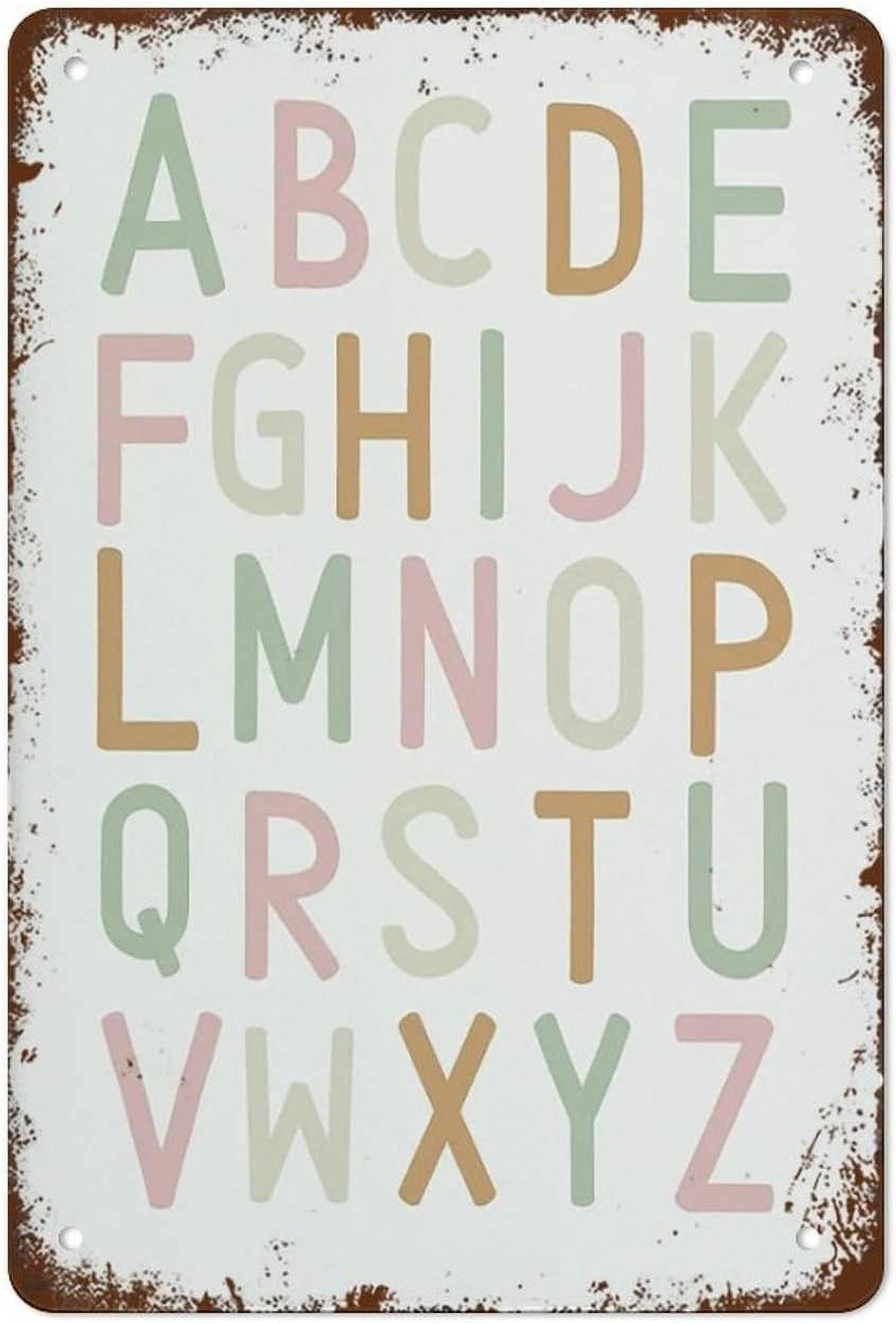 Metal Tin Sign 8x12 Inch Tin Signs Playroom Wall Art Playroom Poster ...