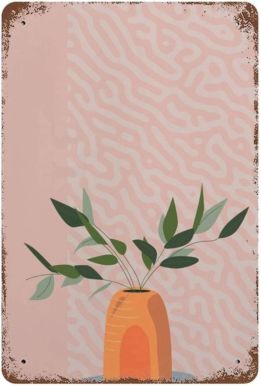 Metal Tin Sign 8x12 Inch Spring Tin Signs Retro Poster Decor Wall Decor ...