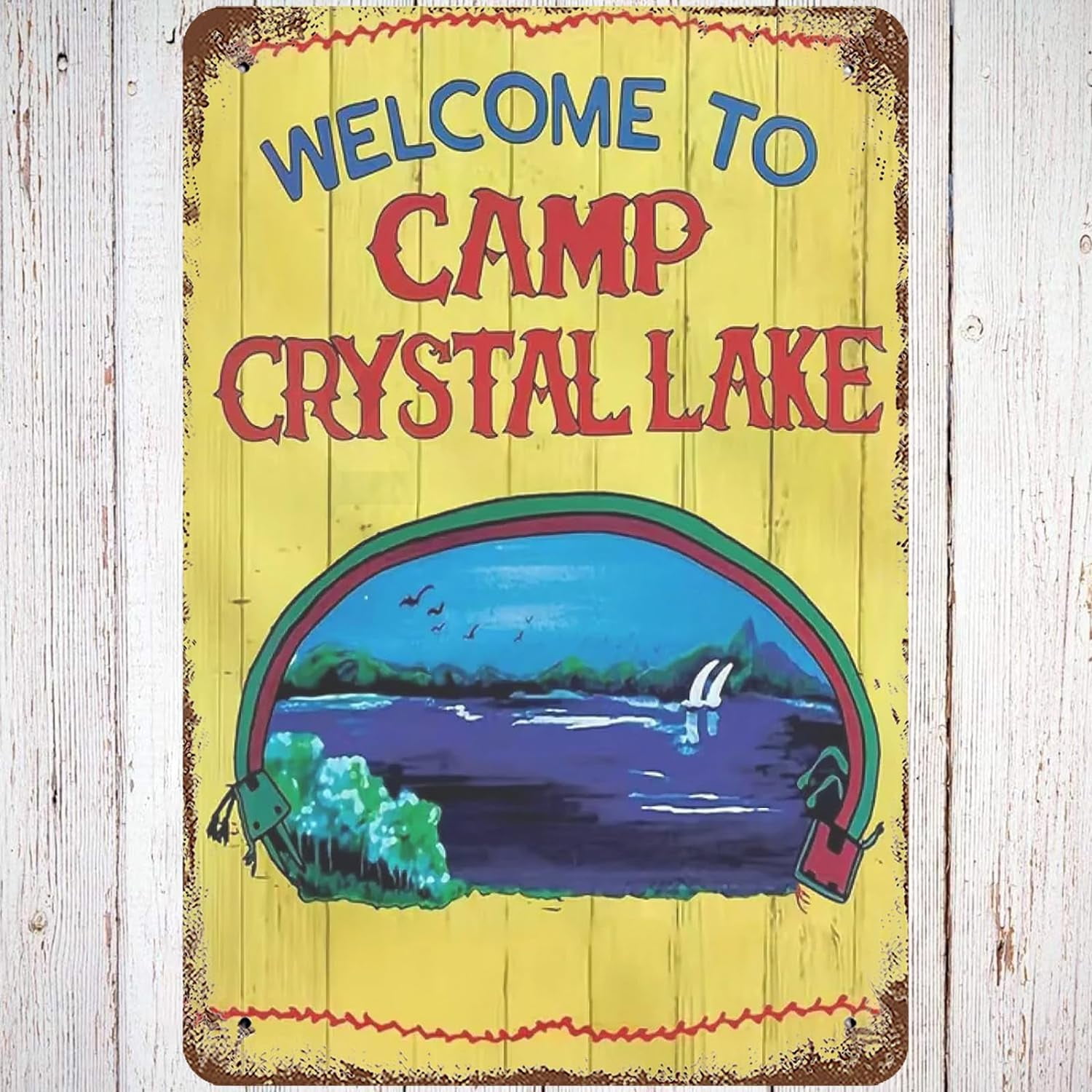 Metal Tin Sign 8x12, Vintage Duck Unlimited, Wall Decor Welcome To Our ...