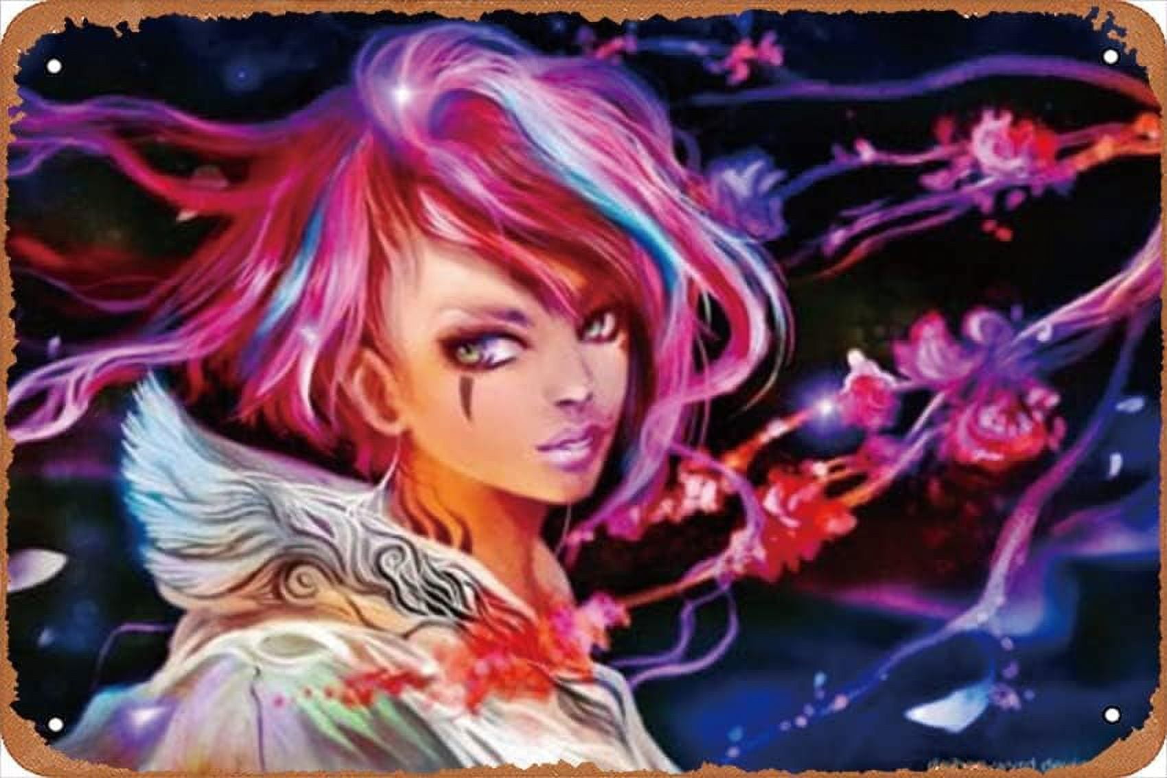 Metal Tin Sign Ah My Goddess Anime Vintage Retro Style Bar Pub Man Cave ...