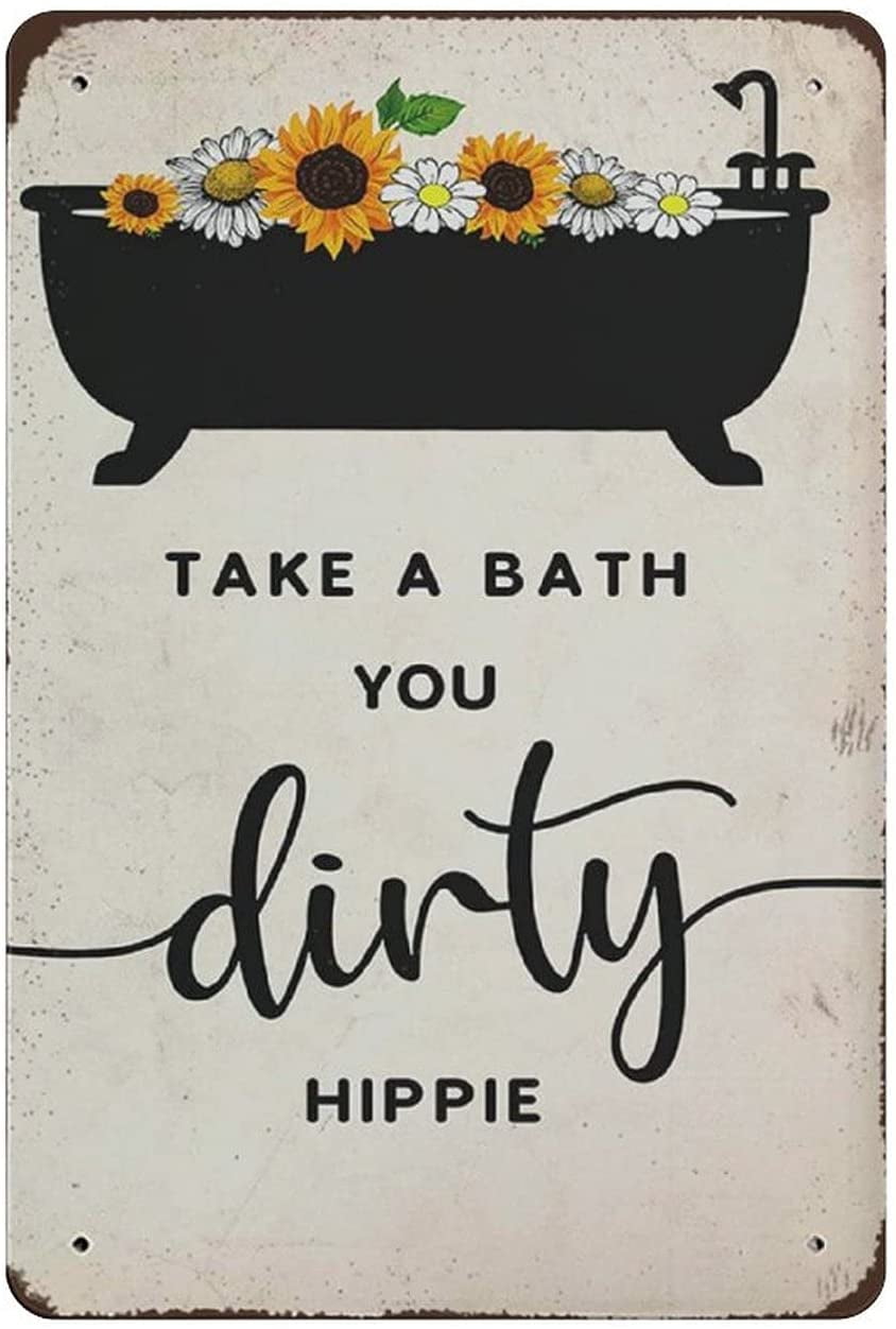 Metal Tin Sign Bathroom Rules Wash Your Hands Be Neat Use Soap Tin Sign ...