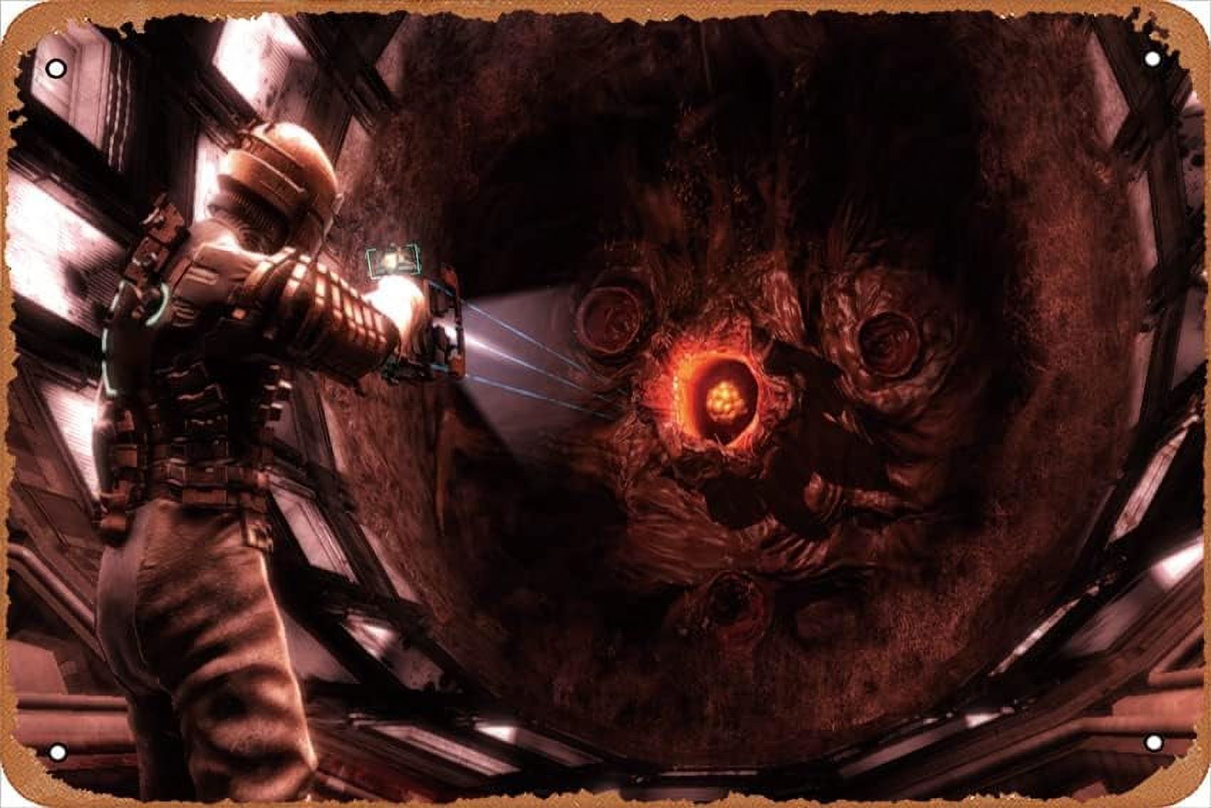 Metal Tin Sign Dead Space 2, Dead Space, Video Game Vintage Retro Style ...