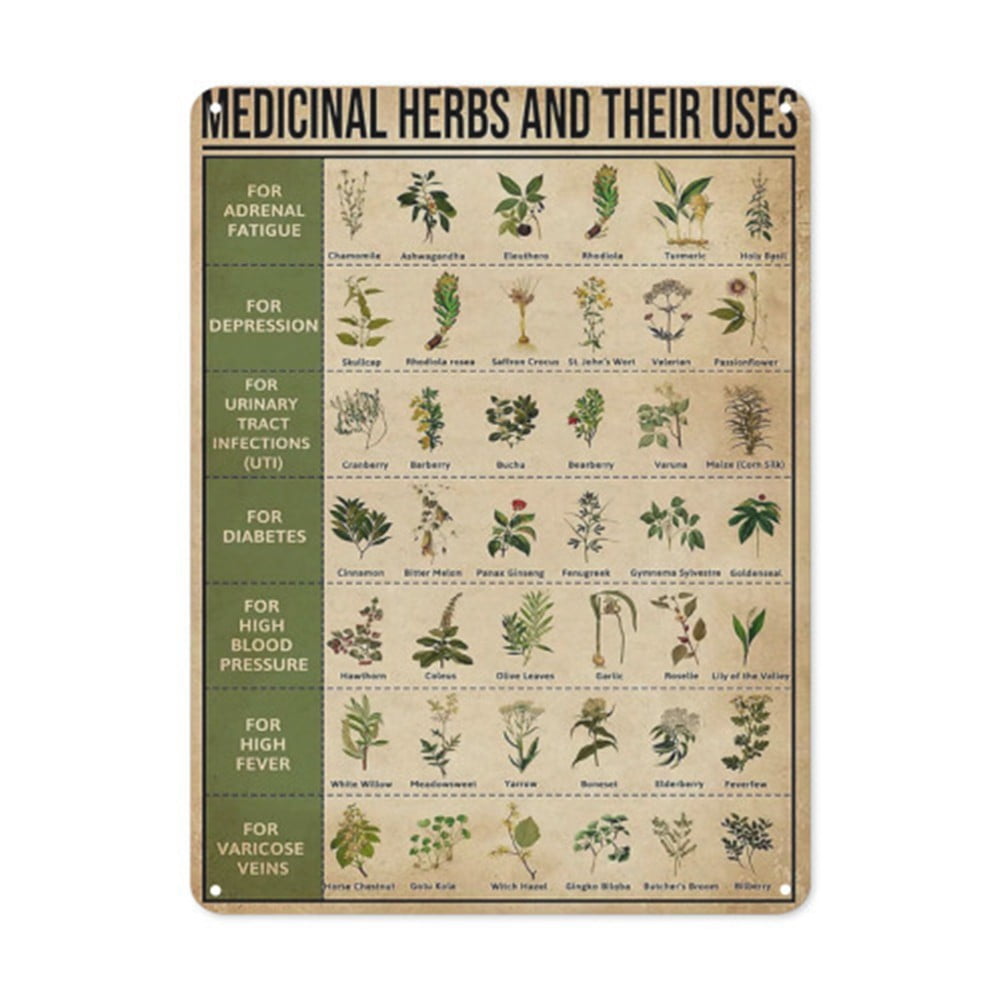 Metal Tin Sign Many Kinds Of Scientific Knowledge Popularize Wall ...