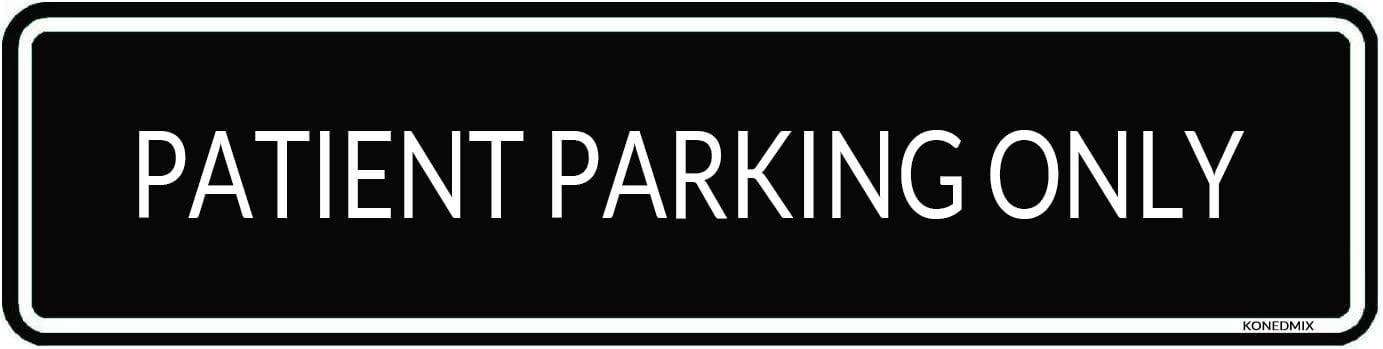 Metal Tin Sign Patient Parking Only Sign Retro Vintage Wall Decor ...