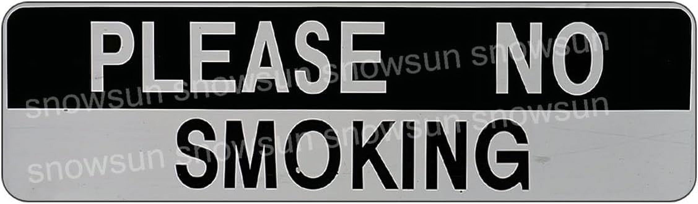 Metal Tin Sign Please No Smoking Metal Signs Vintage Signs Retro Sign ...