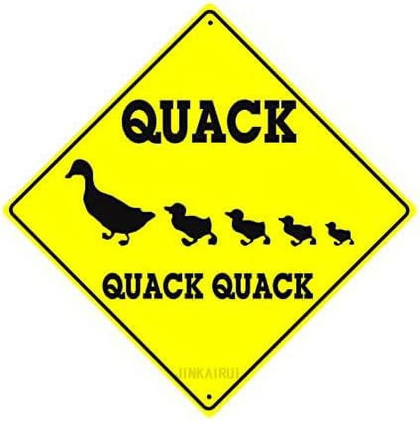 Metal Tin Sign Quack Quack Quack Duck and Ducklings Animal Farm Ranch ...