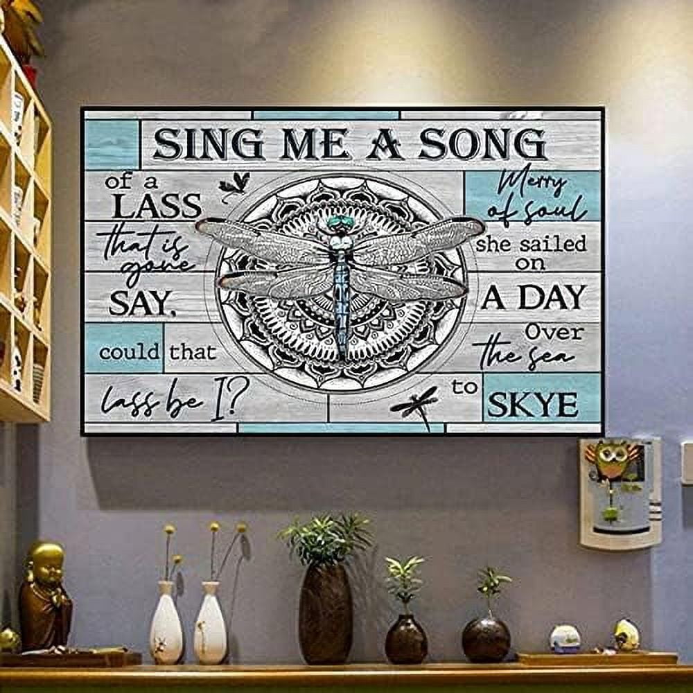Metal Tin Sign - Retro Poster Wall Decor Sign 8x12 Inches Metal Tin ...