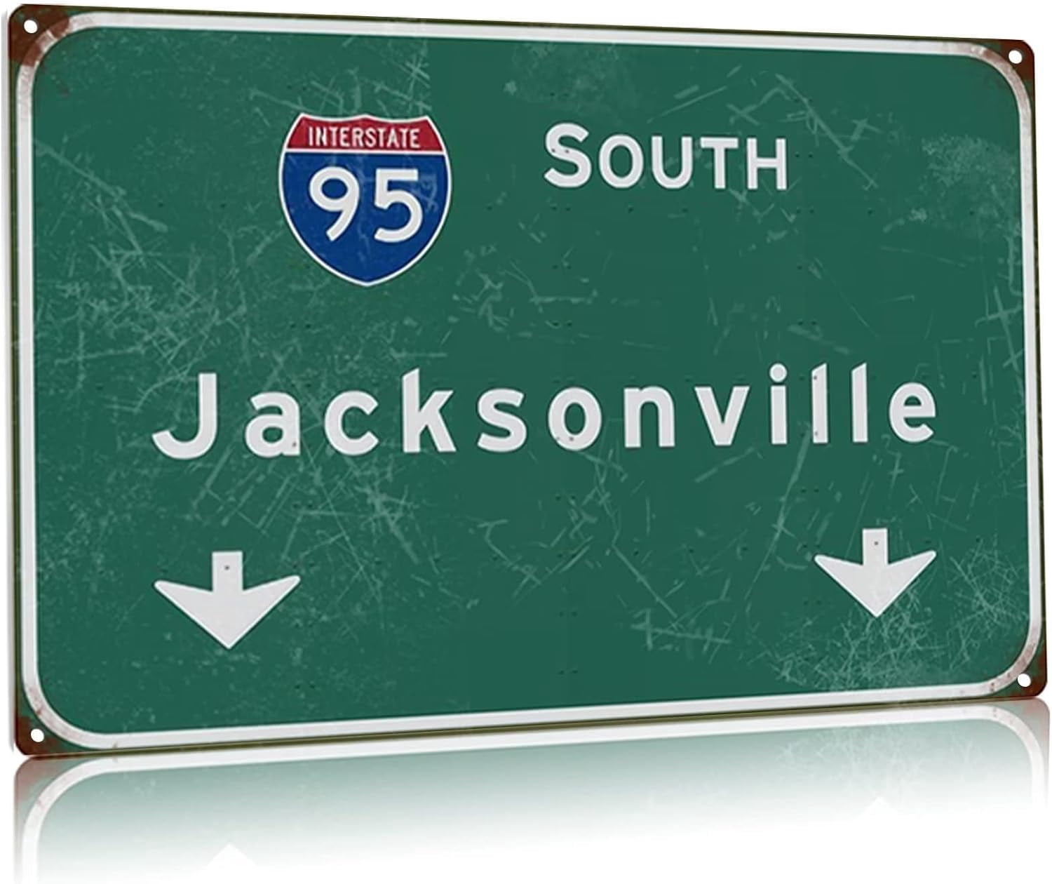Metal Tin Sign Retro South Austin Interstate 35 Direction Sign Street ...