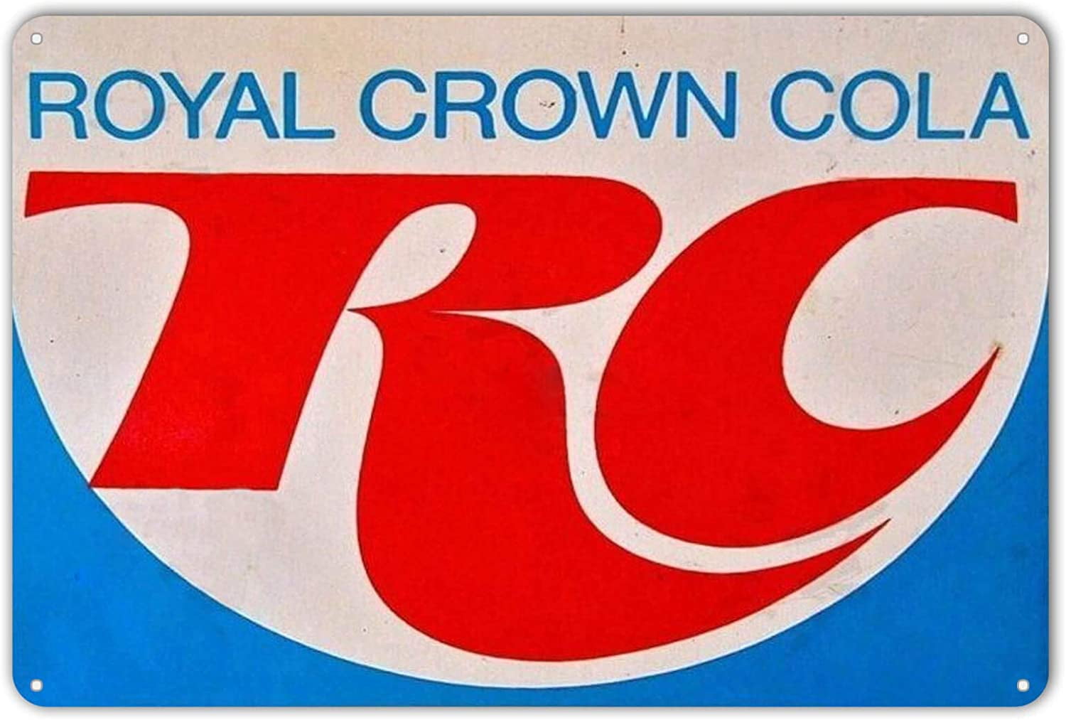 Metal Tin Sign Royal Crown RC Cola Logo Soda Pop Ad Vintage Style Retro ...