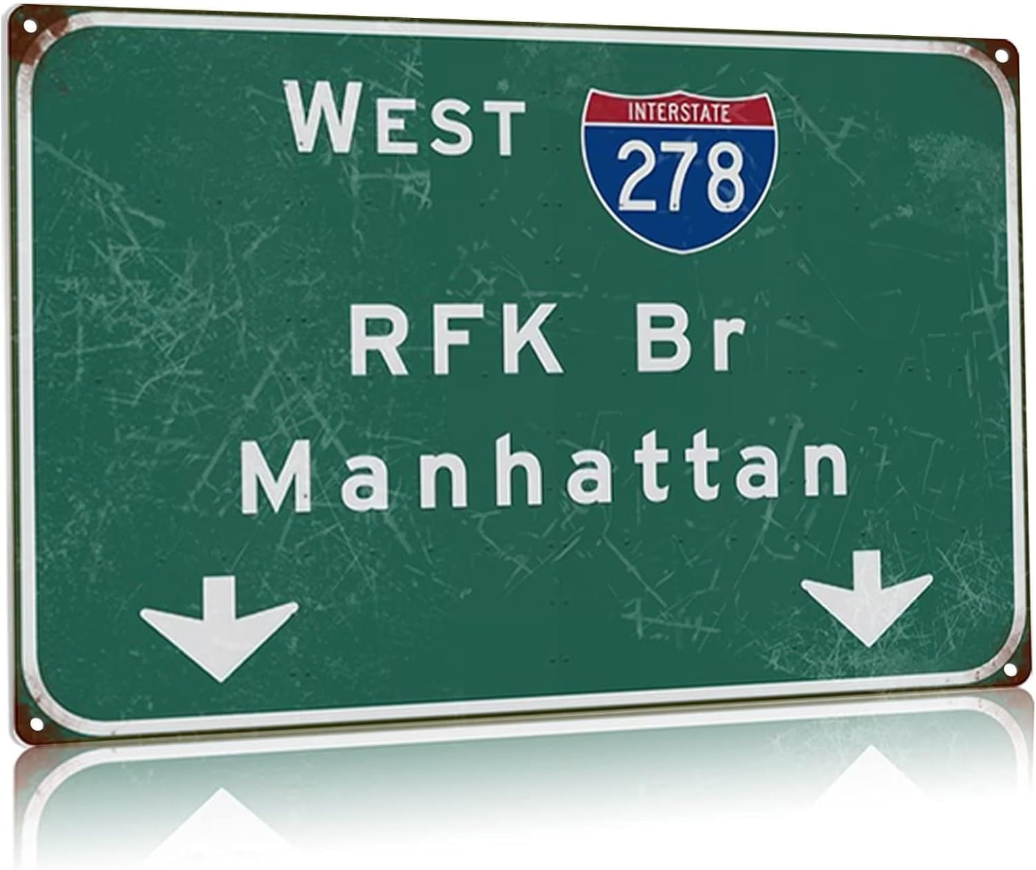 Metal Tin Sign Vintage South G Washington Br Intercontinental 95 Road ...