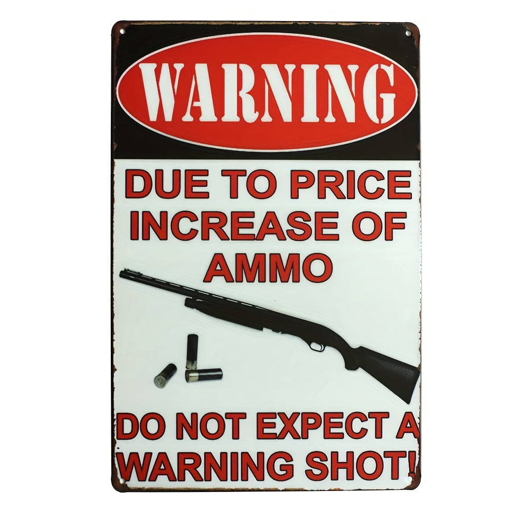 Metal Tin Sign, Warning No Trespassing You Will Lose Metal Sign ...