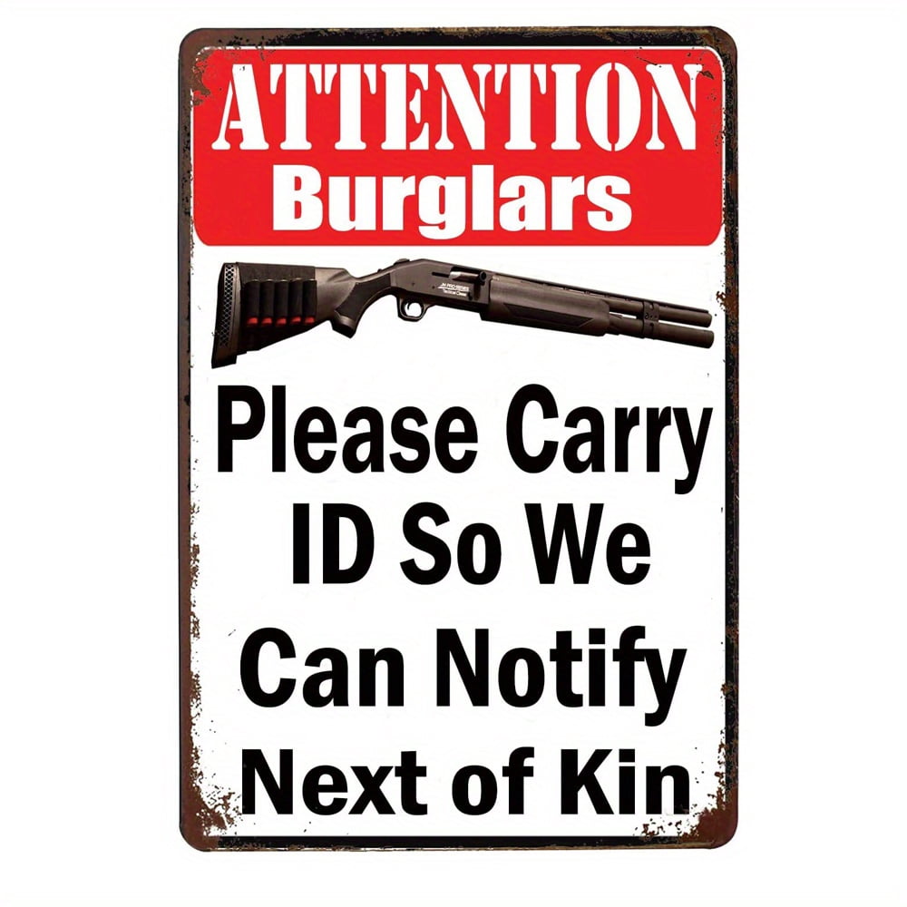 Metal Tin Sign, Warning No Trespassing You Will Lose Metal Sign ...