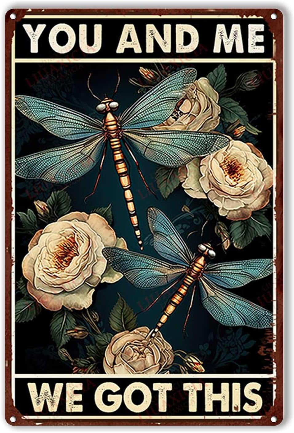 Metal Tin Sign You And Me We Got This Home Bar Signs for Small Vintage ...