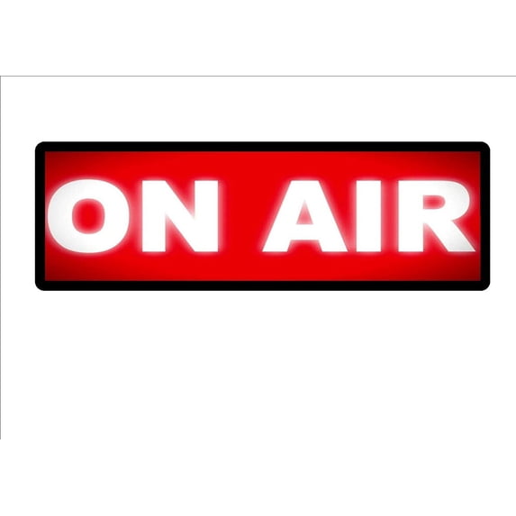 Metal Tin Sign on Air Studio Sign Recording Studio Sign Wall Hanger ...