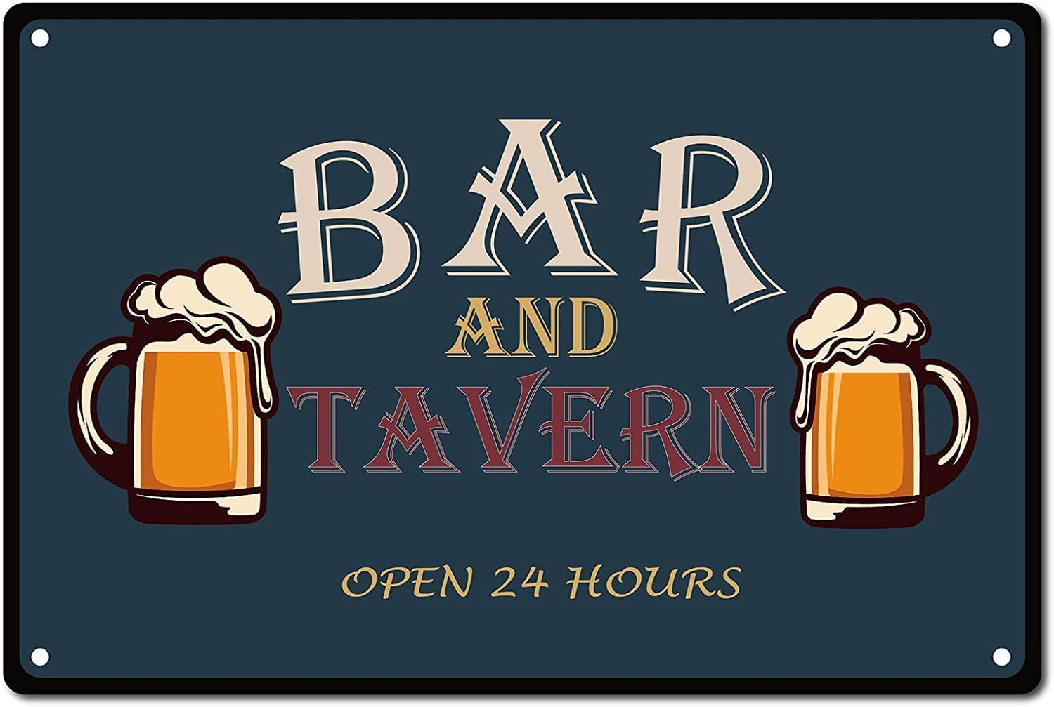 Metal Tin Signs Bar and Tavern Vintage Sign Iron Painting Retro Plaque ...