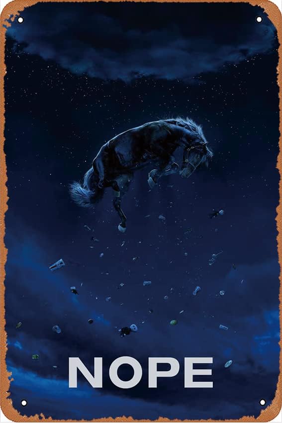 Metal Tin Signs Nope Movie Home Gate Garden Bars Restaurants Cafes ...