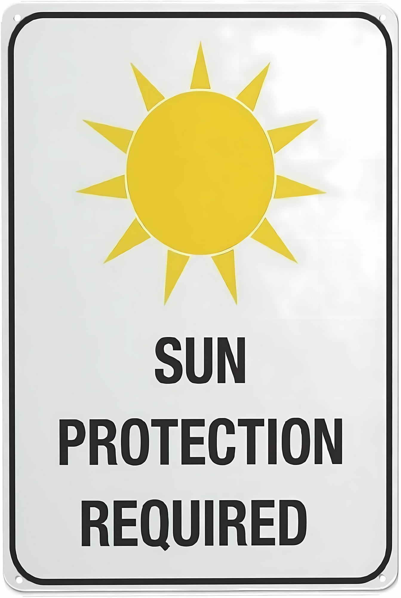 Metal Tin Signs Required Sign Warning - 8"x12" Vintage Metal Sign ...