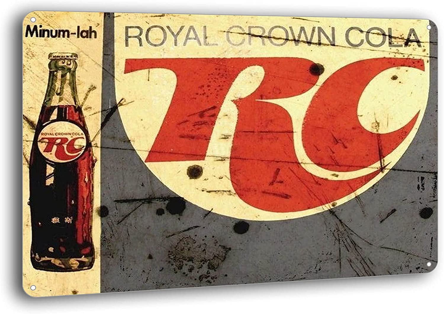 Metal Tin Signs Royal Crown RC Cola Soda Pop Ad Vintage Retro Store ...