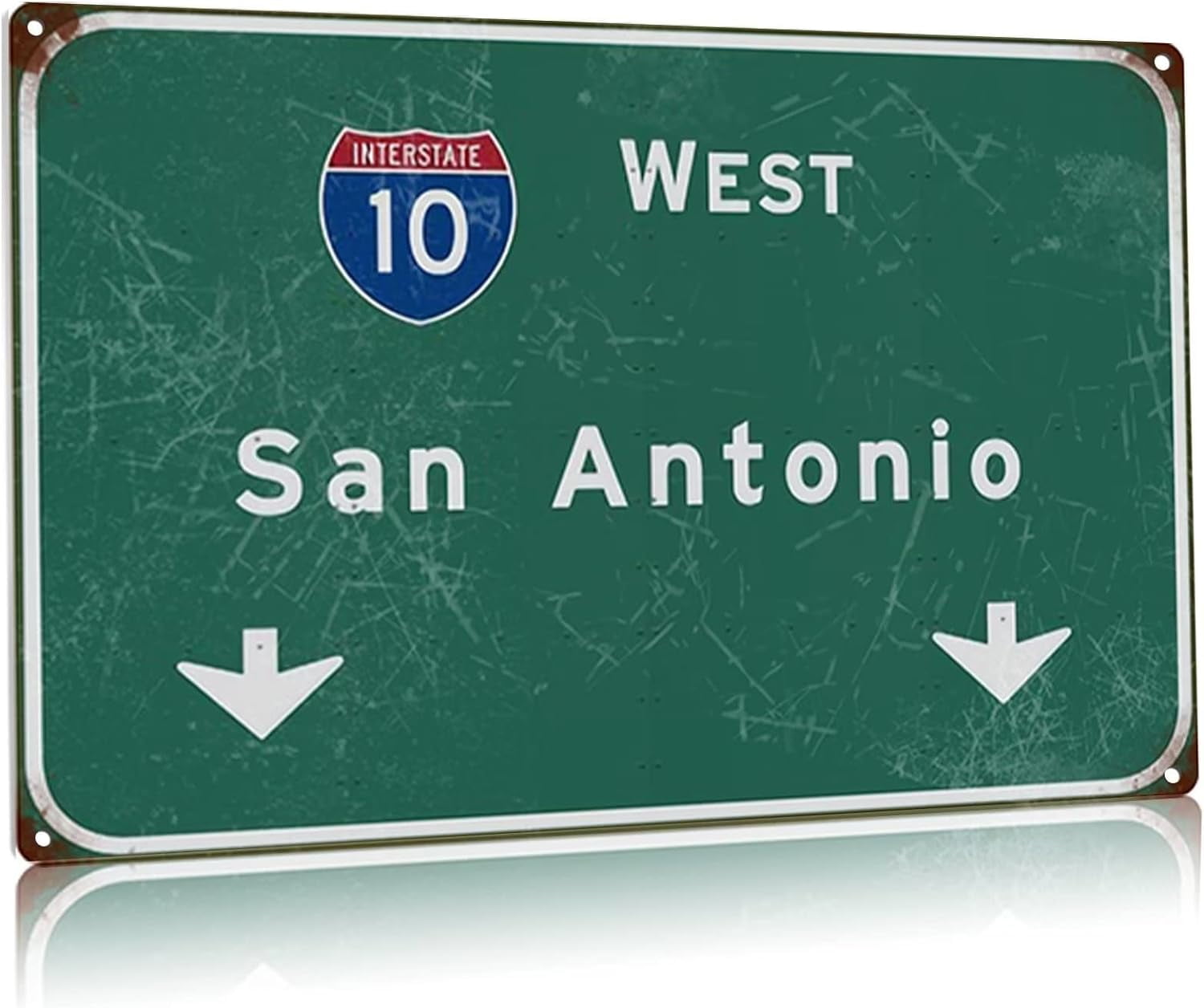 Metal Tin Signs San Diego Intercontinental 8 Highway Sign Street ...