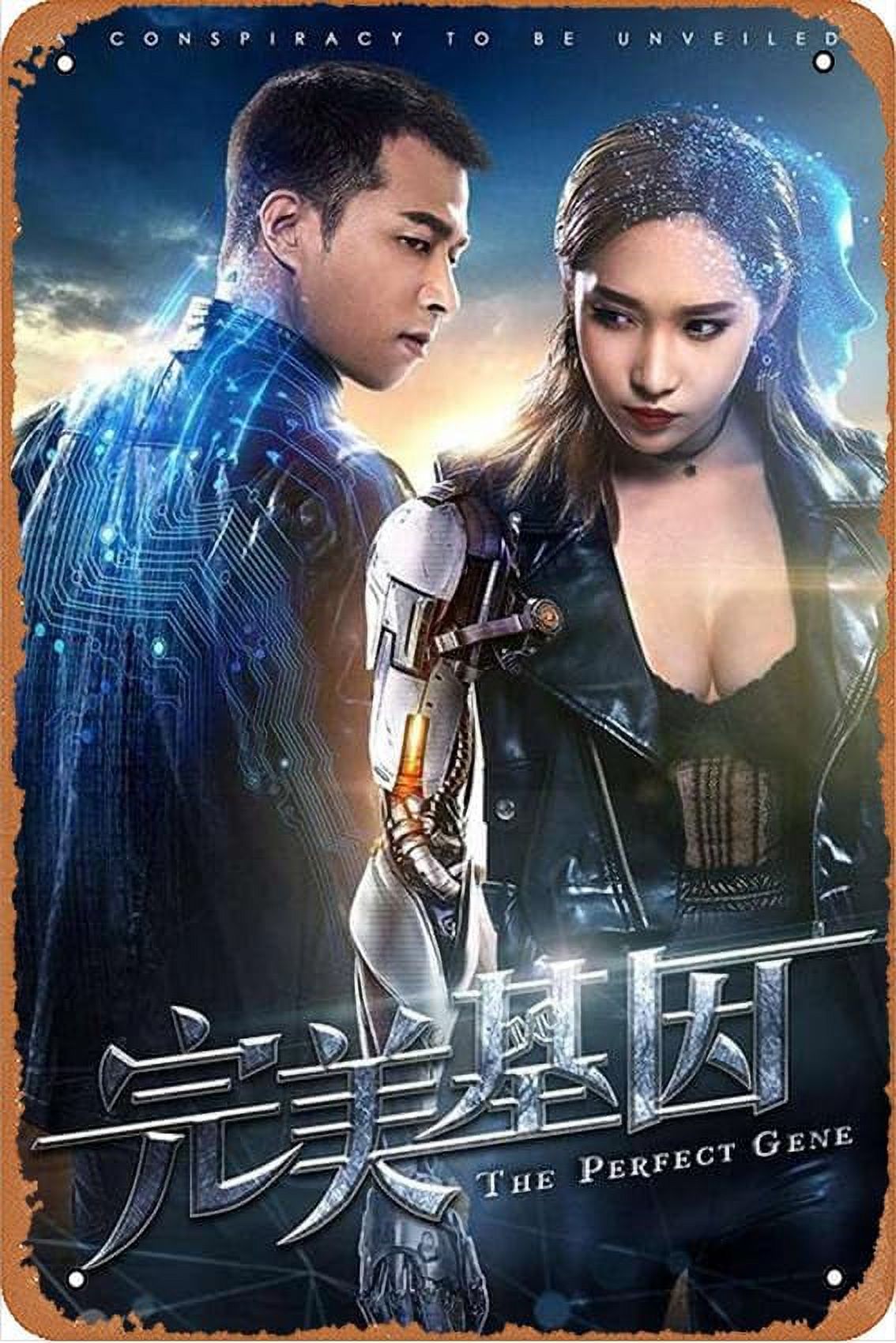 Metal Tin Signs The Perfect Gene Film Home Gate Garden Bars Restaurants ...