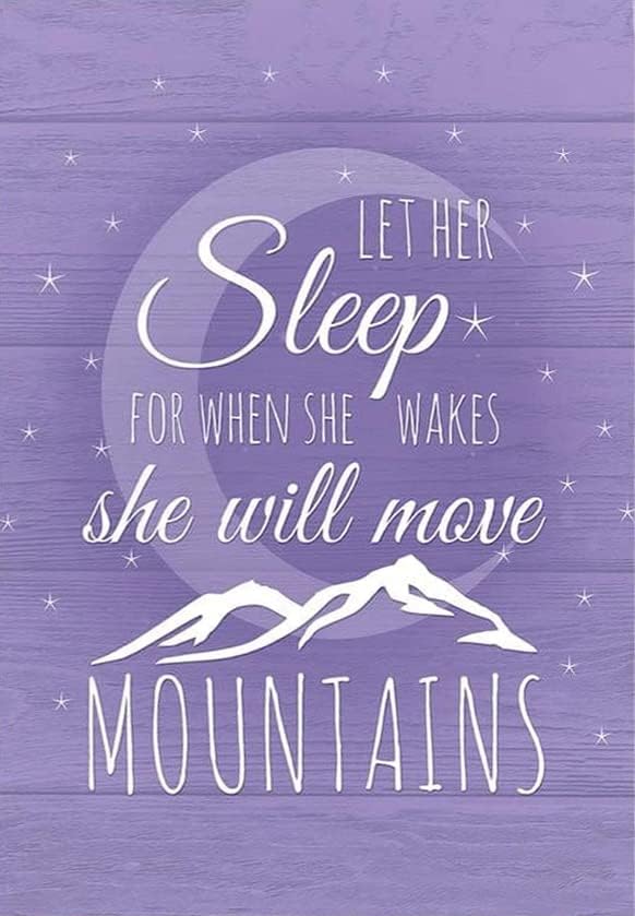 Metal Tin Signs Vintage Funny Let Her Sleep For When She Wakes Mountain ...