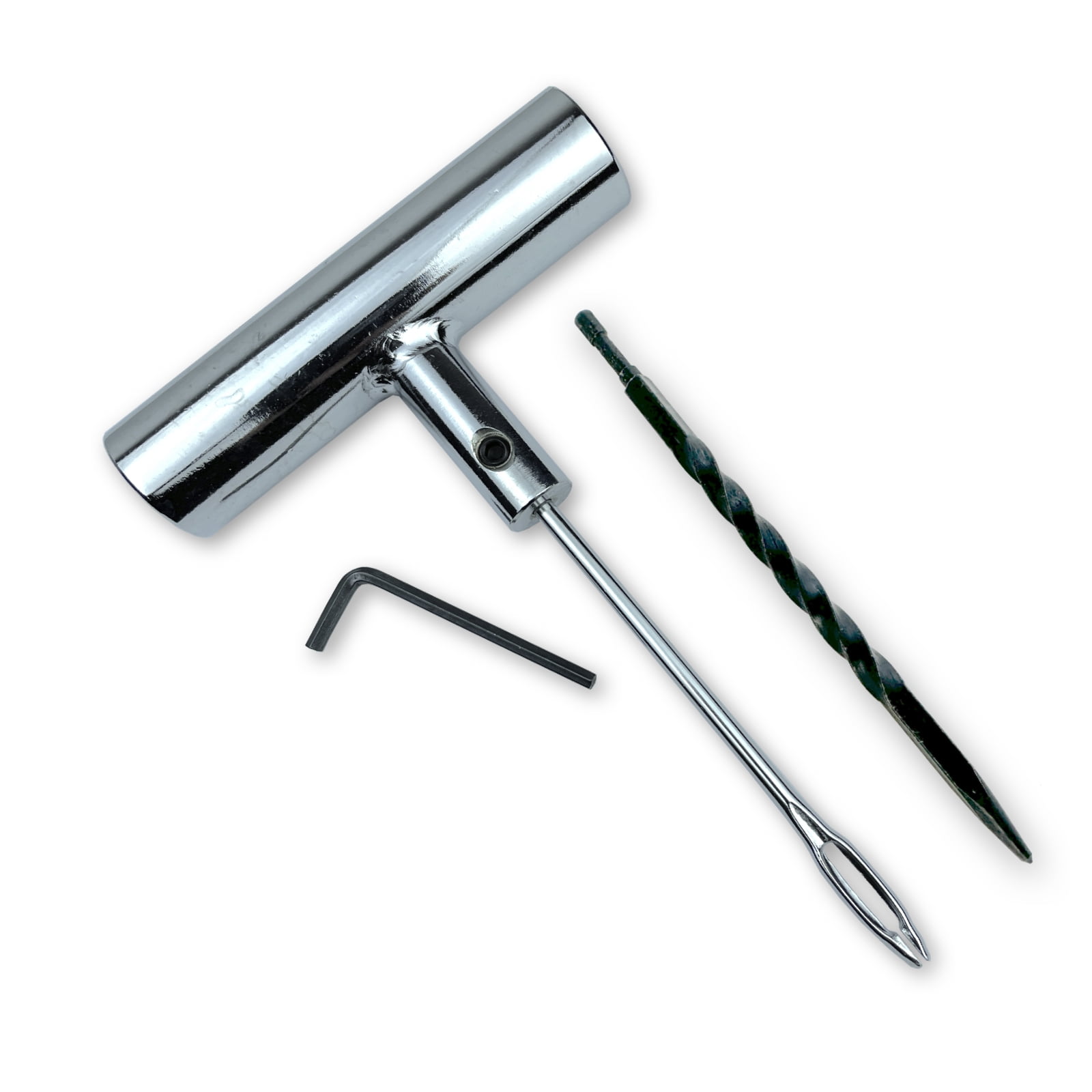Metal Tire Plug Repair Tool with Steel Spiral Tire Reamer and Allen ...