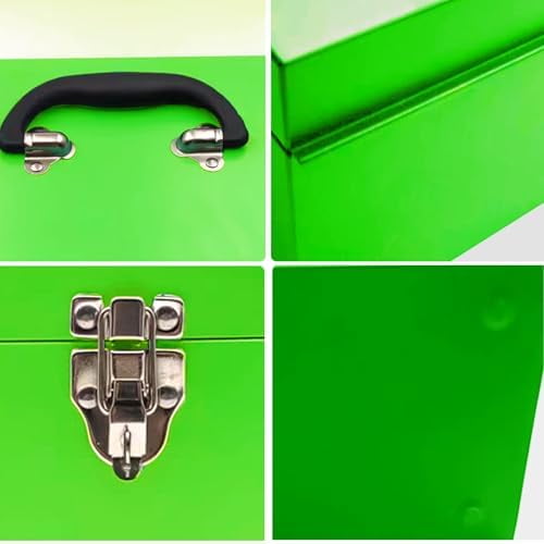 Metal Toolbox Portable Locking Tool Box Metal Took box Tool Box ...