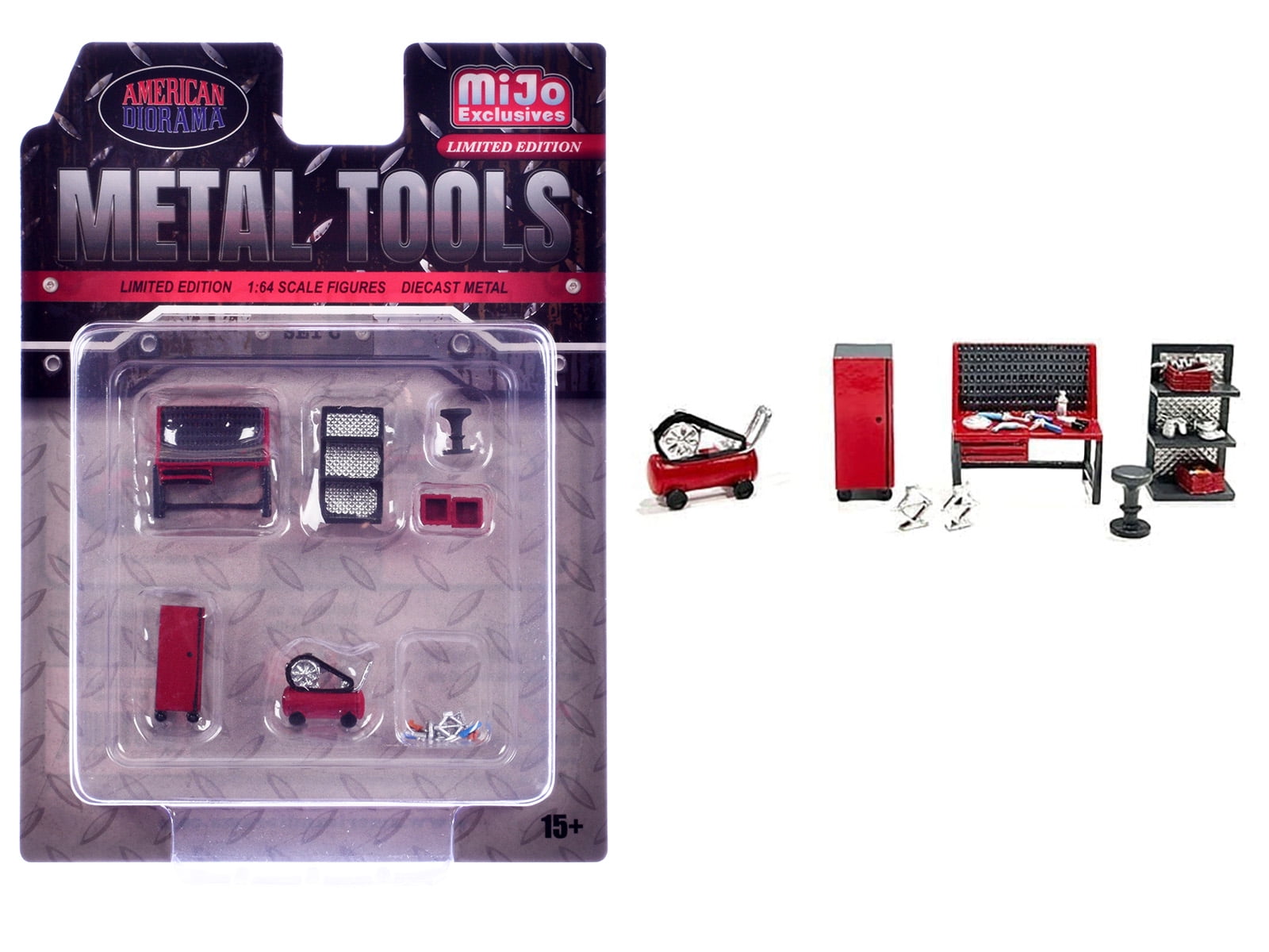 Metal Tools Set C of 7 Pieces Limited Edition 1/64 Scale Models by ...