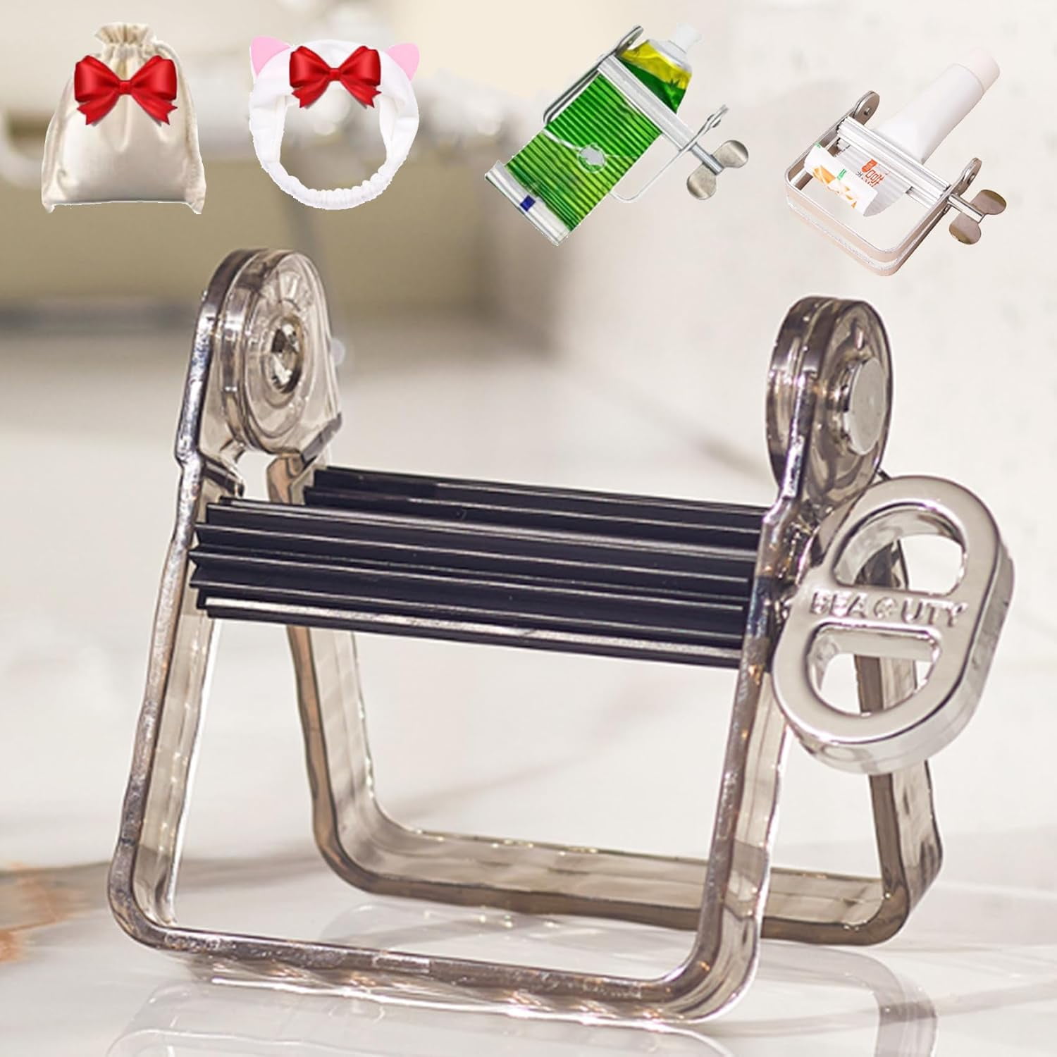 Metal Toothpaste Squeezer - Toothpaste Squeezer Roller, Multifunctional ...
