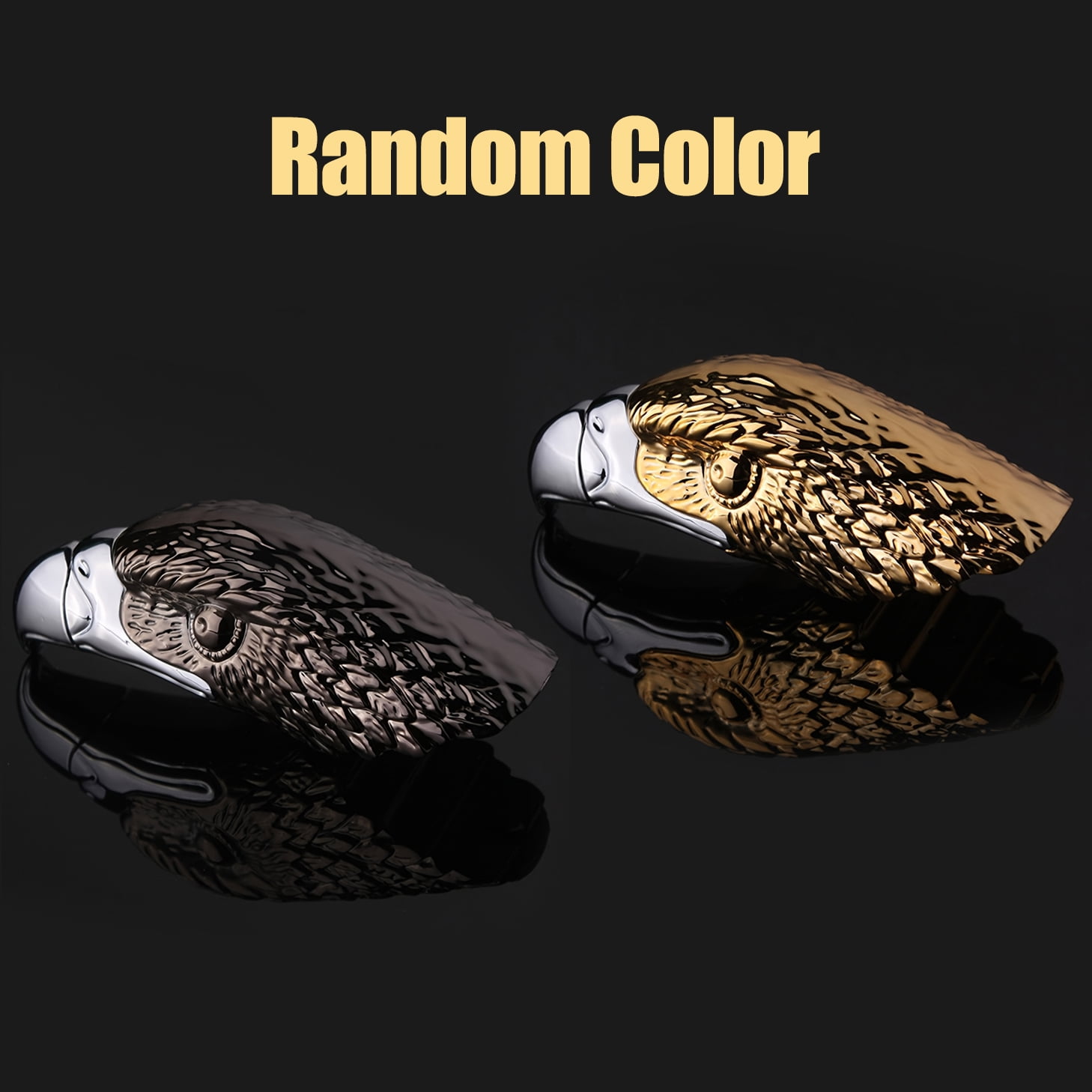 Metal Torch Lighter, Creative Eagle Head Design Refillable Butane ...