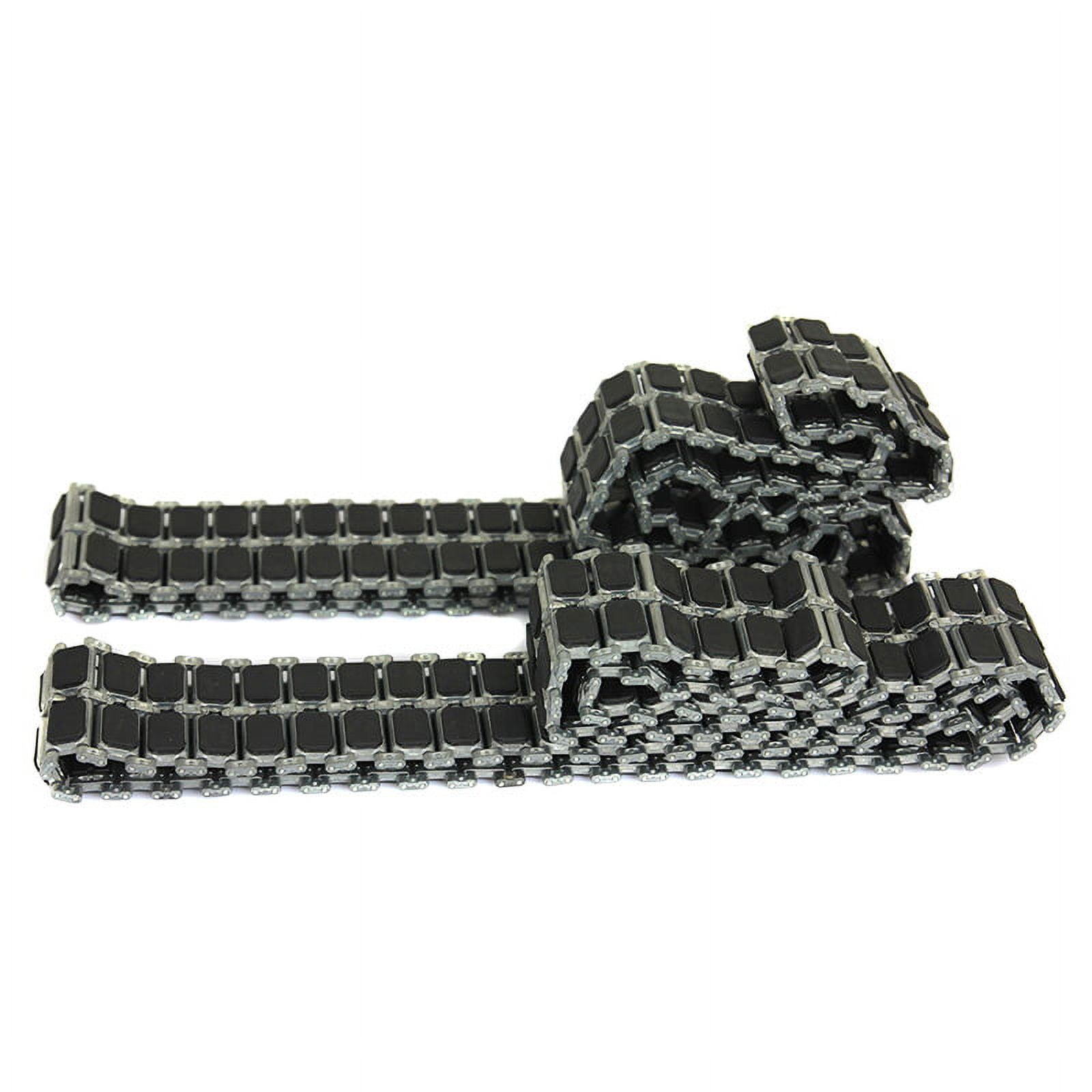 Henglong 1/16 RC Tank Metal Tracks with Rubber Pads for M1A2 Abrams ...