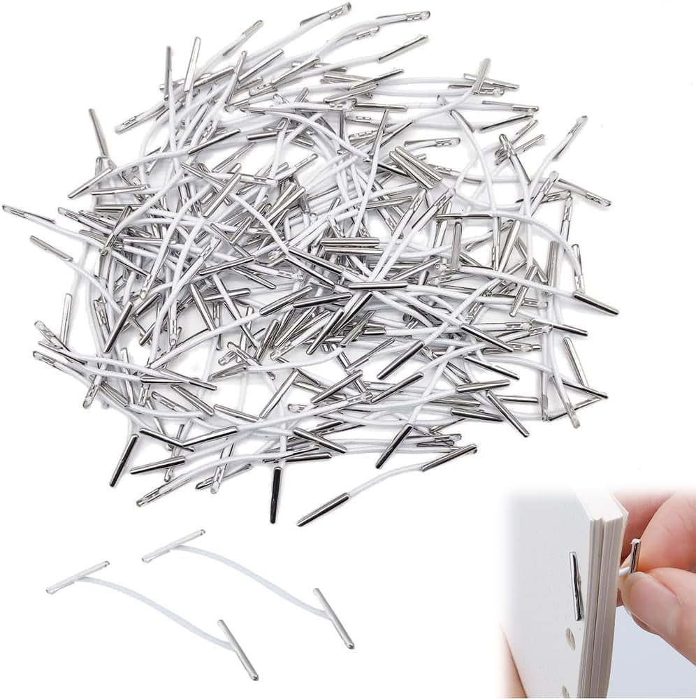 Metal Treasury Tags, 4.5cm Treasury Tags 100 PCS Paper Ties Metal-Ended ...