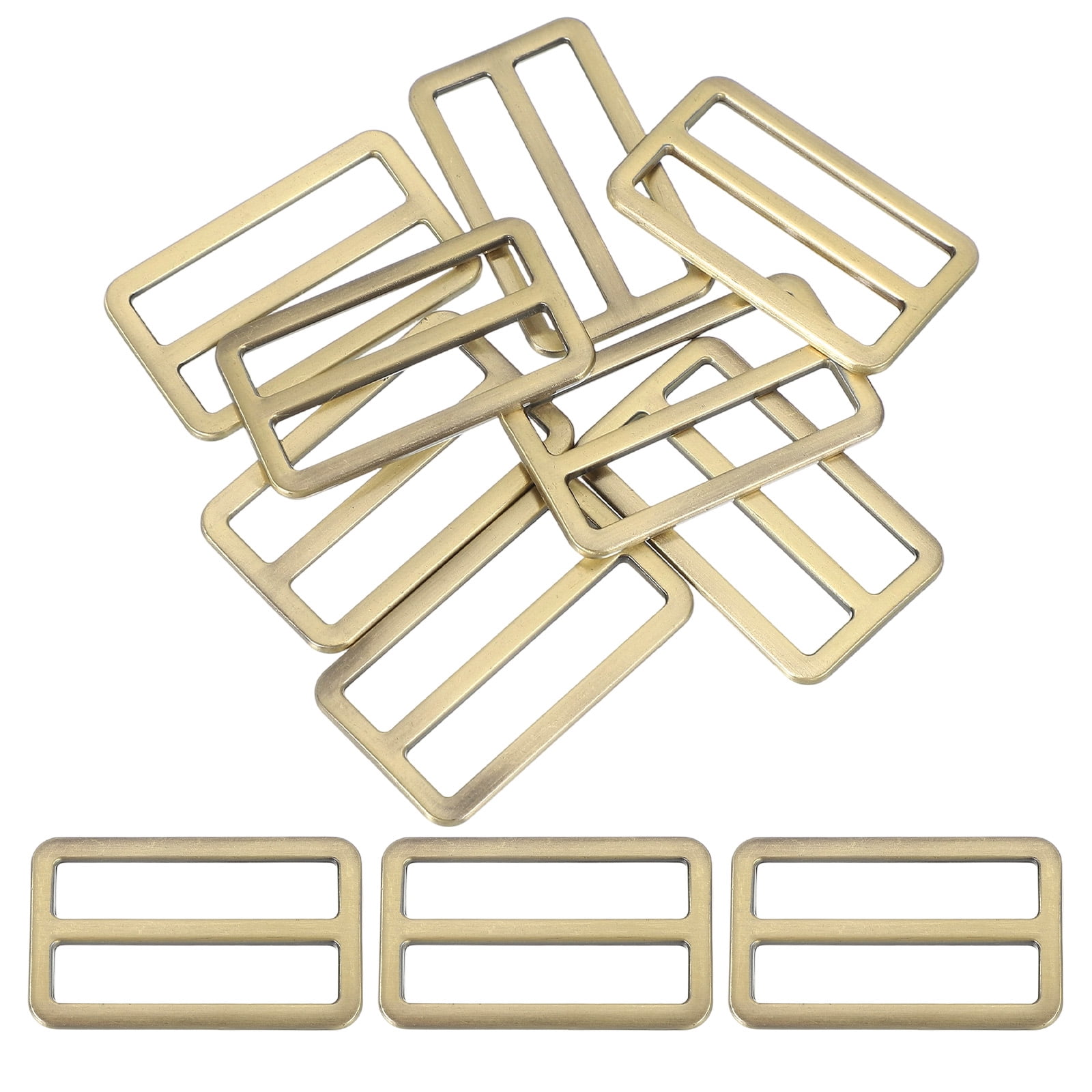 Metal Tri-glide Slide Buckle 1 1/2 Inch, 8 Pcs Zinc Alloy Adjuster ...