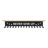 Metal Trophy Shelf with 20 Hooks Metal Medals Display Rack Trophy ...