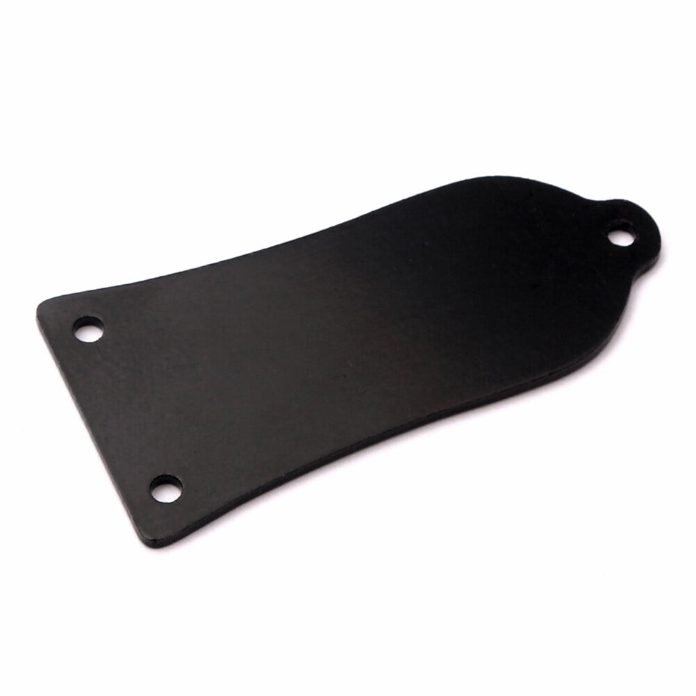 Homoyoyo Black Metal Guitar Truss Rod Cover Plate 1 Set for Guitar ...