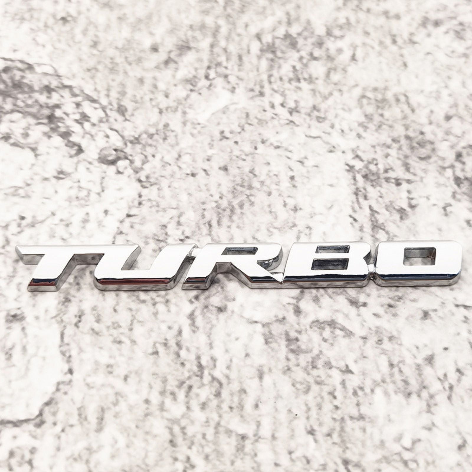 Metal Turbo Car Sticker, Automotive Alloy Modification, English Metal ...