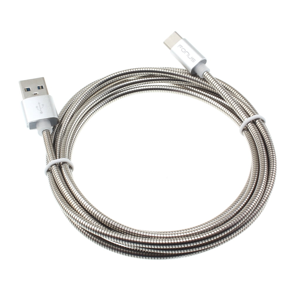Metal USB Cable 6ft for Motorola Razr (2023)/(2024)/Plus (2023)/(2024 ...