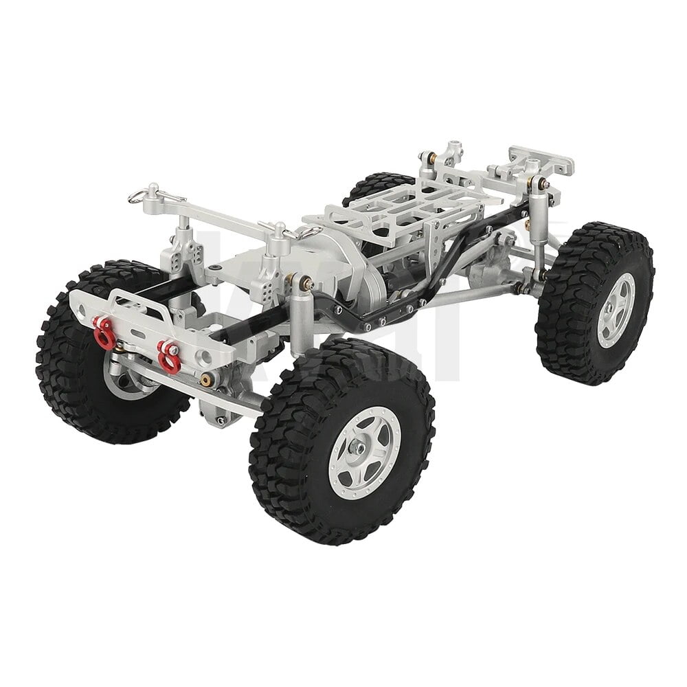 Metal Upgrade Car Frame with Double Front Axles For AXIAL 1/24 SCX24 ...