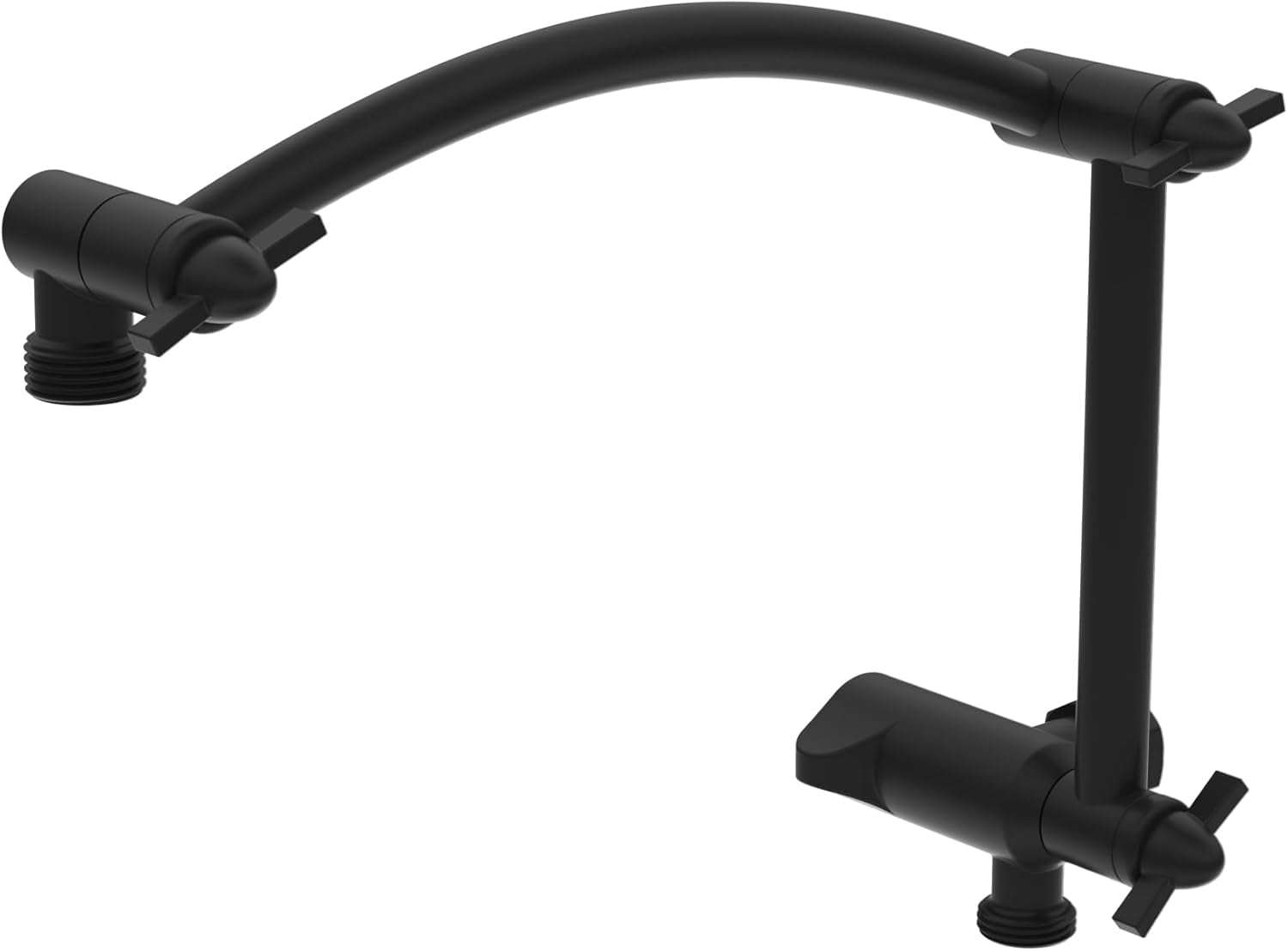 All Metal Upgraded 16 Inch Shower Head Extension Arm with 3-way G1/2 ...