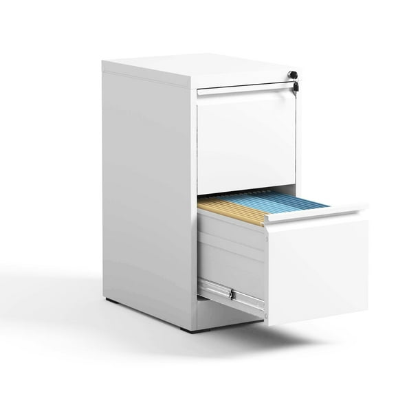 vidaXL Office Cabinet File Cabinet Storage Filing Cabinet with 2 Doors ...