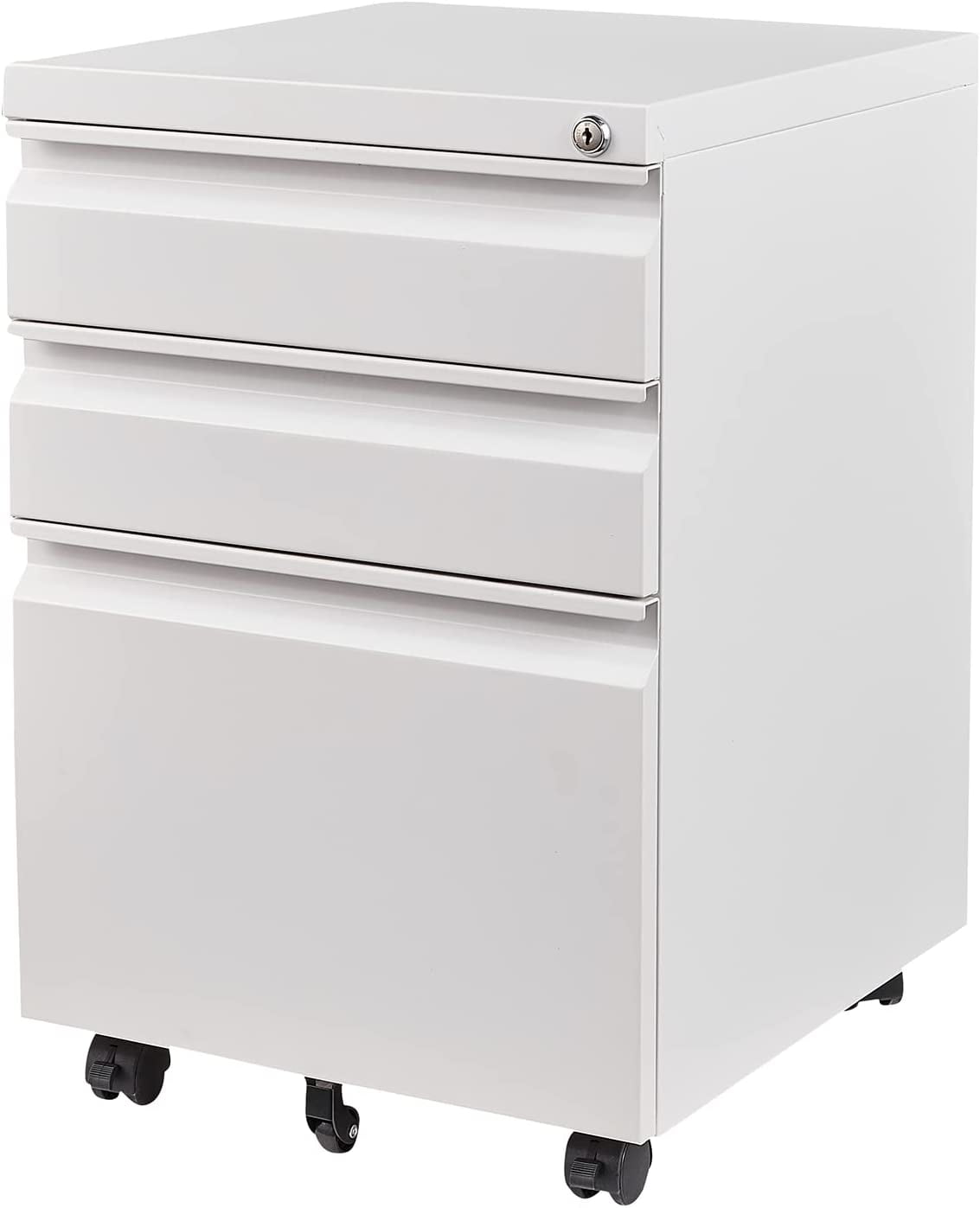 Metal Vertical File Storage Cabinet with Lock for A4/Legal/Letter Files ...