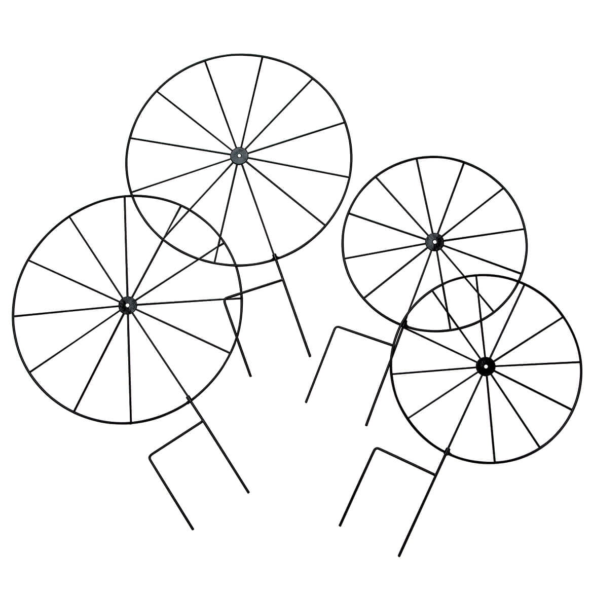 Metal Wagon Wheel Border Fence by Fox RiverTM Creations - Walmart ...