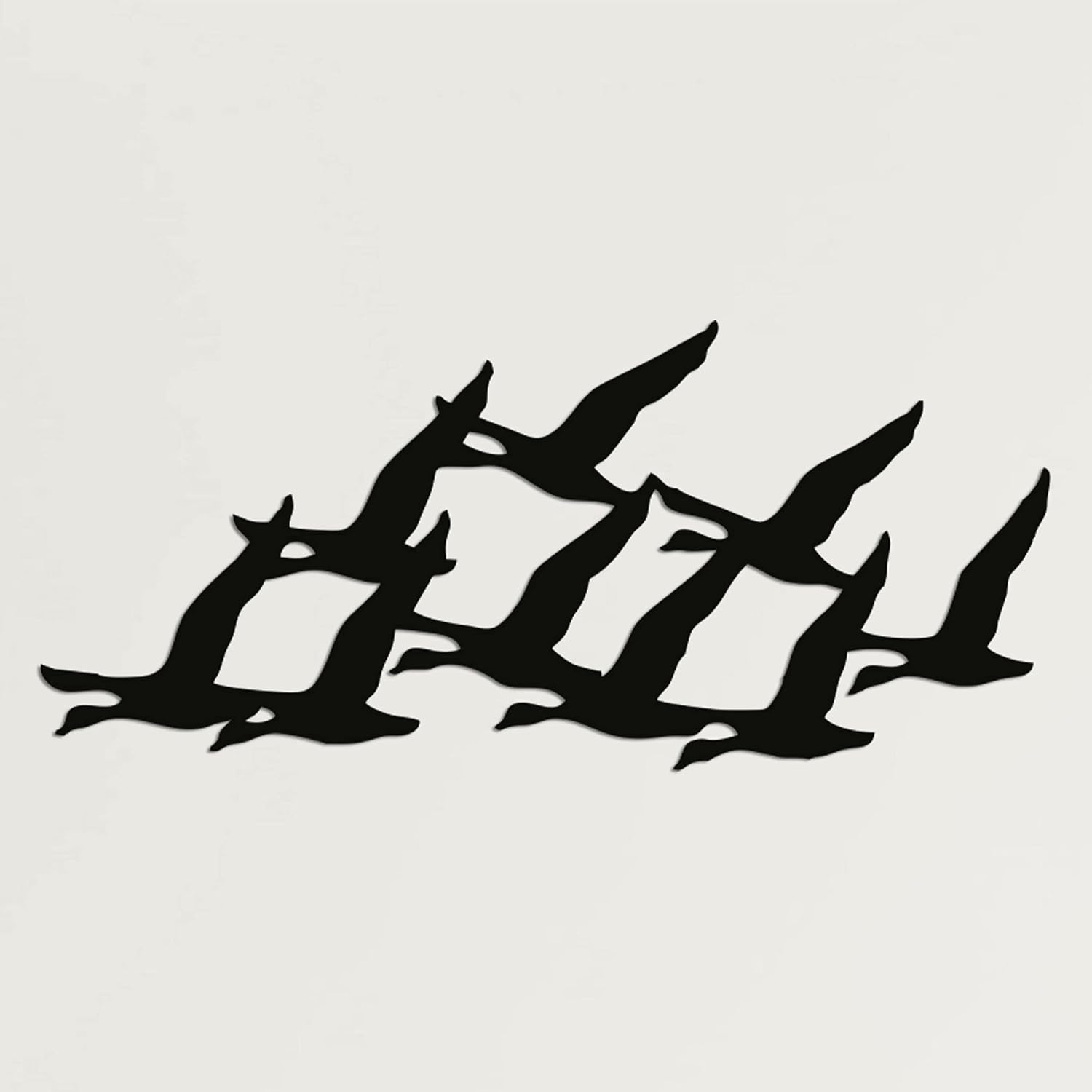 Metal Wall Art, Metal Geese Decor, Metal Birds Wall Art, Metal Wall ...