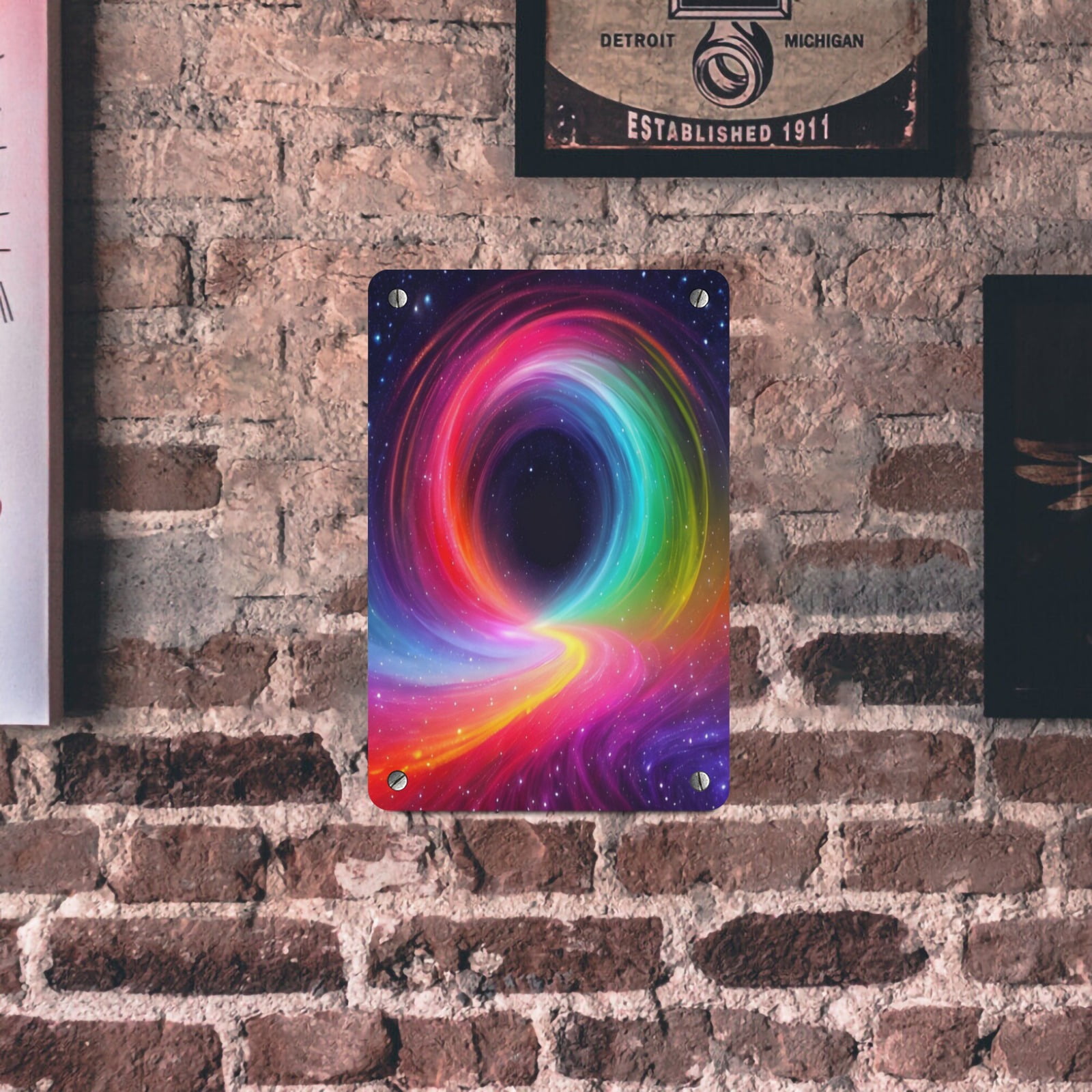 Metal Wall Art Print - Rainbow Origin - 8x12 Metal Tin Sign 8"x12"(Made ...